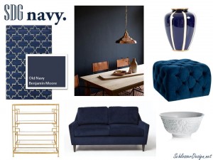 Navy Blue Inspiration - Schlosser Design Group LLC